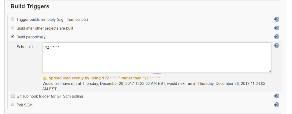 Scheduling a Job in Jenkins | Baeldung