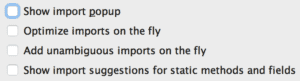 Auto-import Classes in IntelliJ | Baeldung
