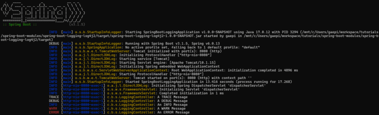 Logging in Spring Boot | Baeldung