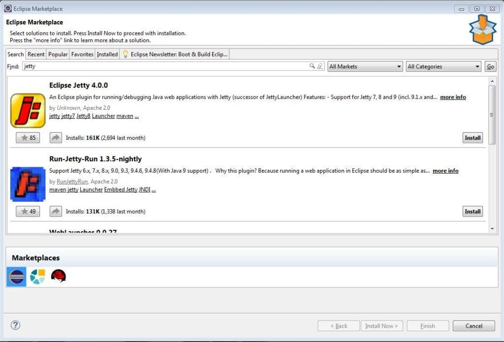 Jetty Configuration In Eclipse Baeldung