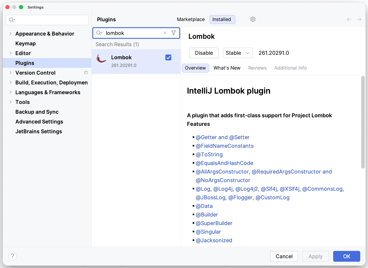 Setting up Lombok with Eclipse and Intellij | Baeldung