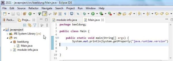 How to Change Java Version in an Eclipse Project | Baeldung