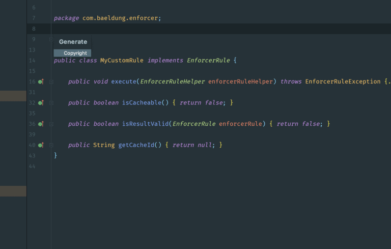 Adding A Copyright License Header For Java Source Files In Intellij Idea Baeldung