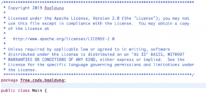 Adding Copyright License Header for Java Source Files in Eclipse | Baeldung
