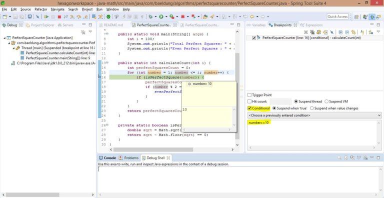 Debugging with Eclipse | Baeldung