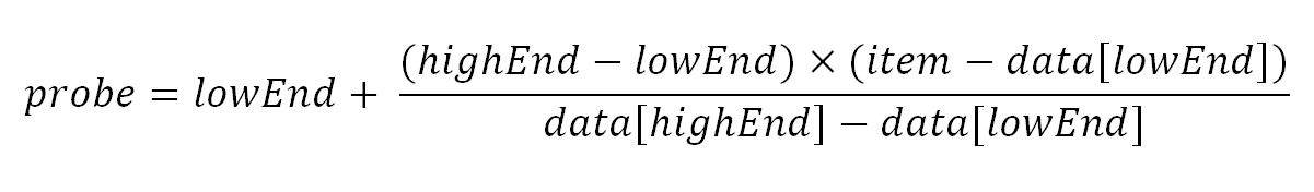 Interpolation Search In Java LaptrinhX