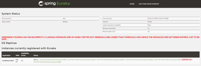 Guide to Eureka Self Preservation and Renewal | Baeldung