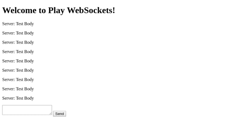 Websockets With The Play Framework And Akka Baeldung