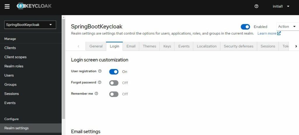 Keycloak User Self-Registration | Baeldung