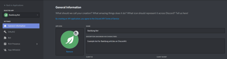 Creating A Discord Bot With Discord4J Spring Boot Baeldung