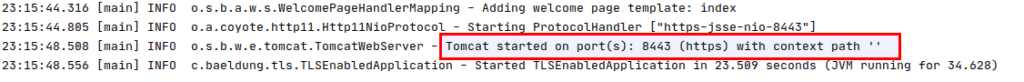 Tls Setup In Spring Baeldung 