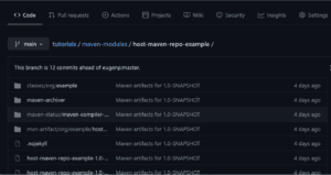 Hosting a Maven Repository on GitHub | Baeldung