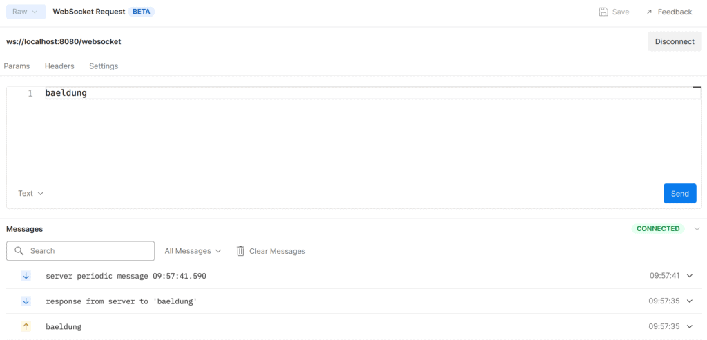 Test Websocket Apis With Postman Baeldung
