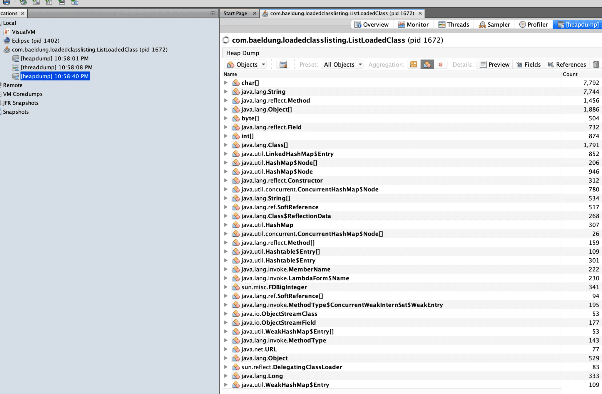 List All the Classes Loaded in the JVM | Baeldung