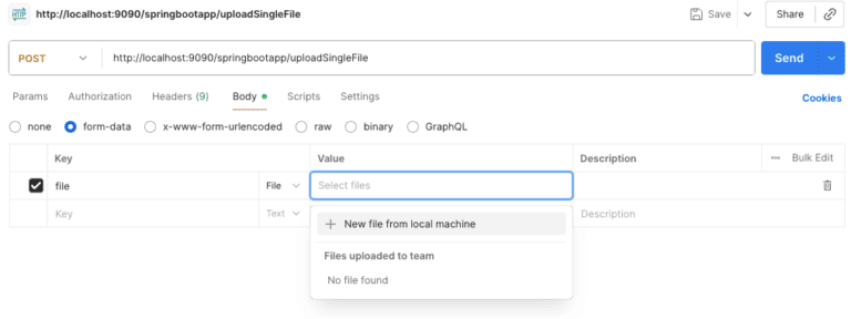 Uploading a File and JSON Data in Postman | Baeldung