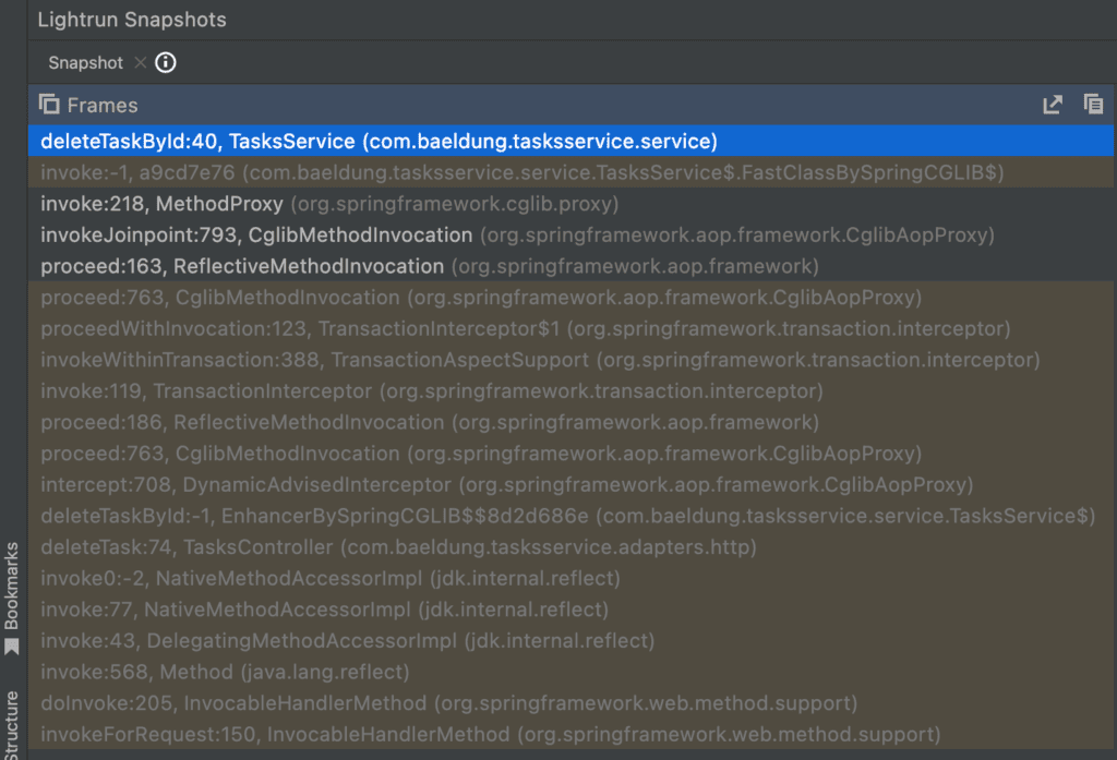 Debugging Spring Method Annotations Using Lightrun | Baeldung
