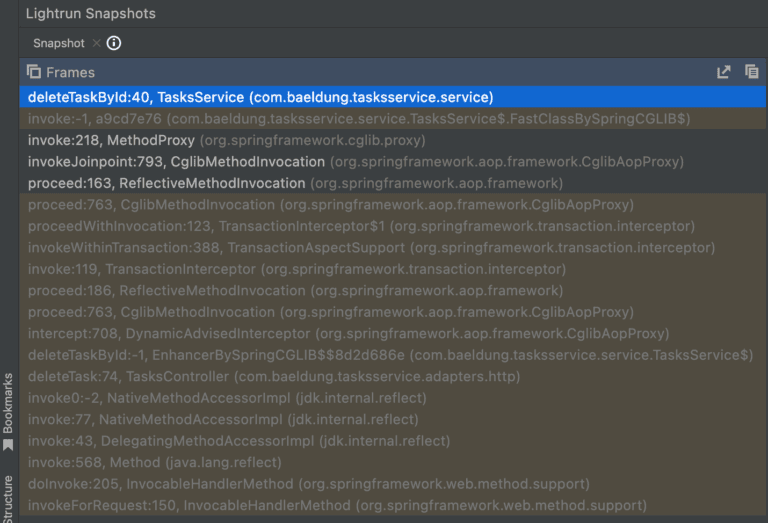 Debugging Spring Method Annotations Using Lightrun | Baeldung
