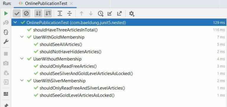 JUnit 5 @Nested Test Classes | Baeldung JUnit 5 @Nested Test Classes | Baeldung