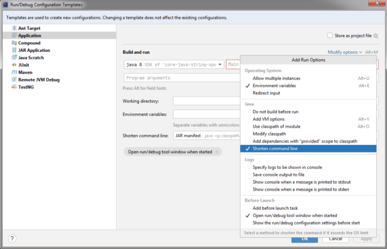 Fix Command Line Is Too Long” In Intellij Baeldung