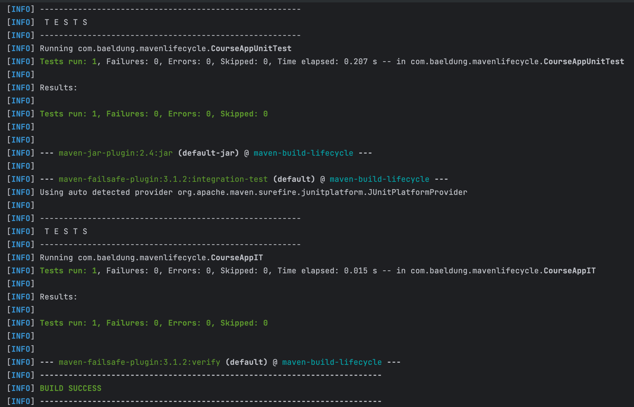 Difference Between mvn install and mvn verify | Baeldung