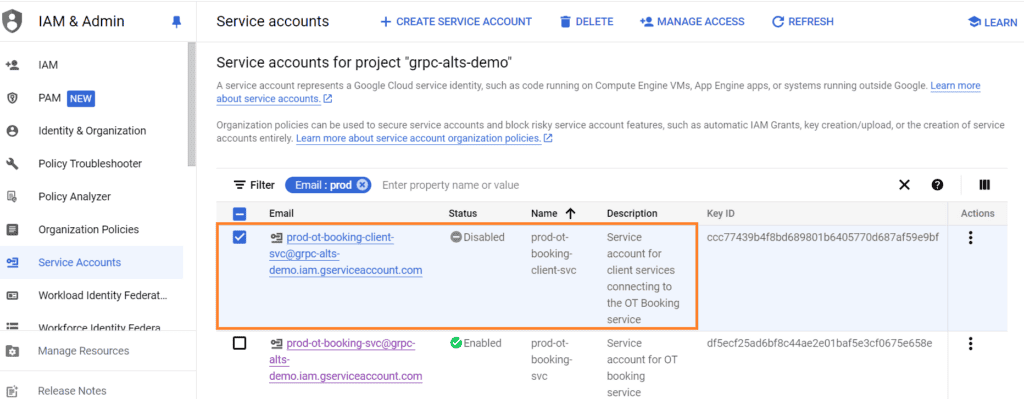 gRPC Authentication in Java Using Application Layer Transport Security (ALTS) | Baeldung
