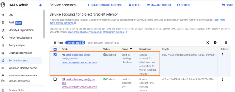 gRPC Authentication in Java Using Application Layer Transport Security (ALTS) | Baeldung