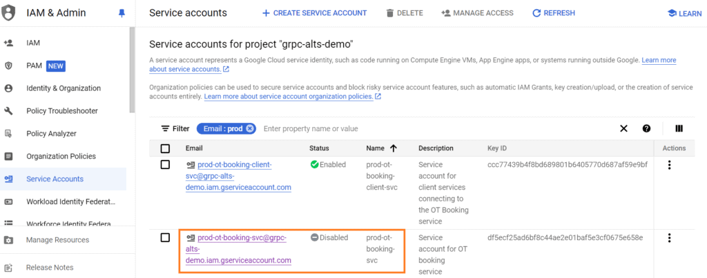 Grpc Authentication In Java Using Application Layer Transport Security
