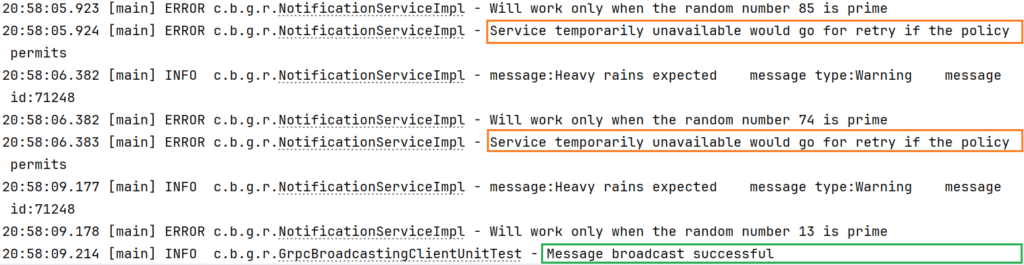 Configuring Retry Policy for gRPC Request | Baeldung