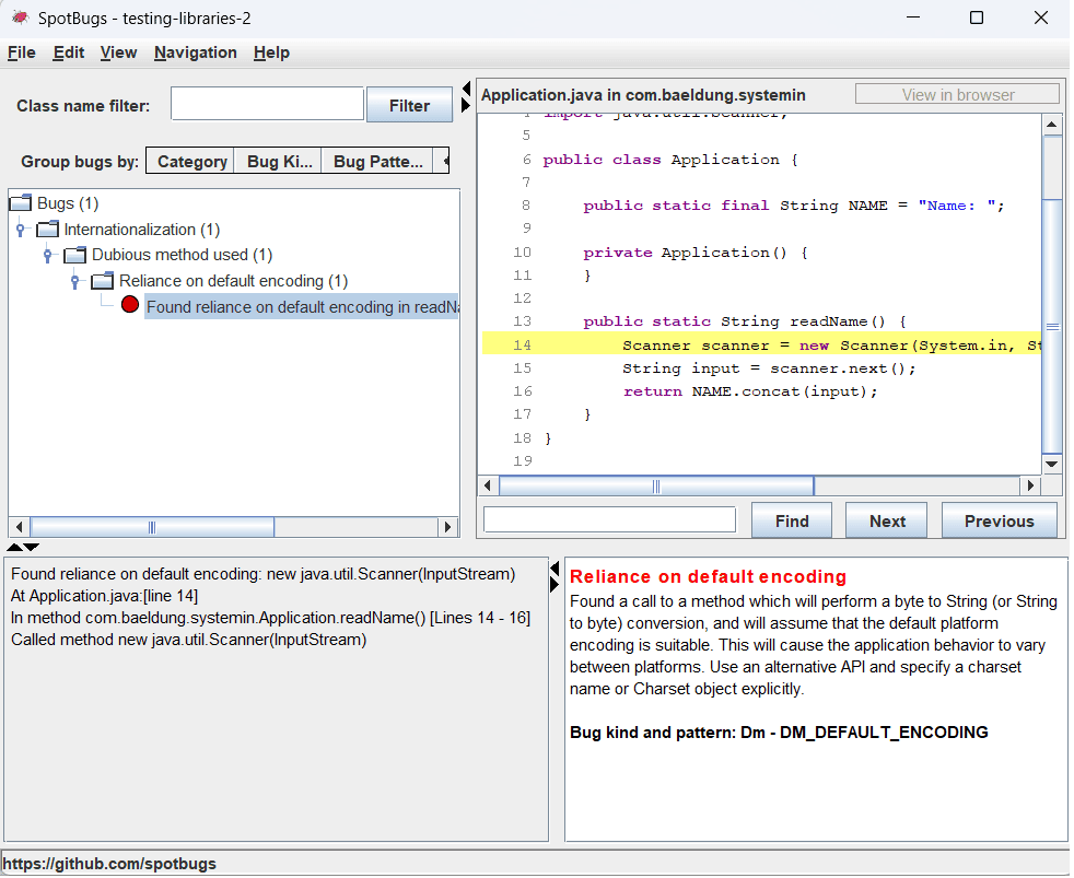 Intro To Spotbugs Baeldung