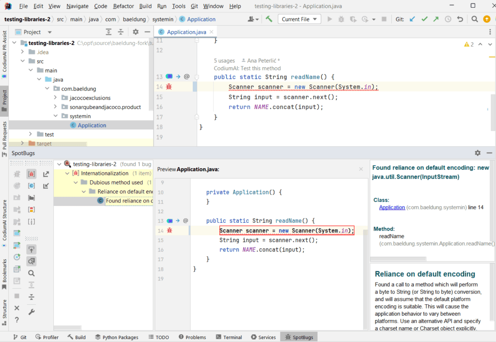 Intro to SpotBugs | Baeldung