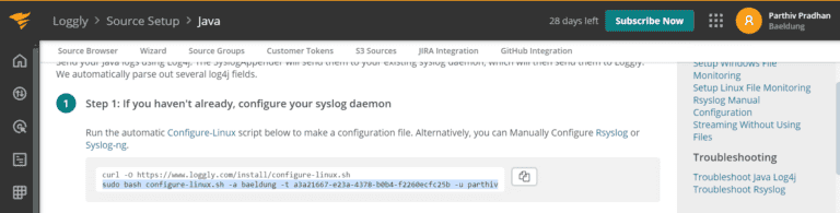 Monitor Java Application Logs With Loggly | Baeldung