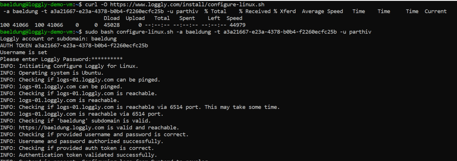 Monitor Java Application Logs With Loggly | Baeldung