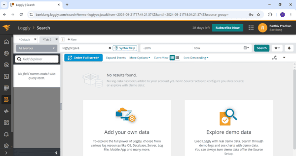 Monitor Java Application Logs With Loggly | Baeldung
