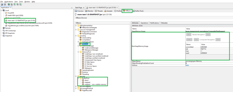 Monitor Non-Heap Memory Usage of a JVM | Baeldung