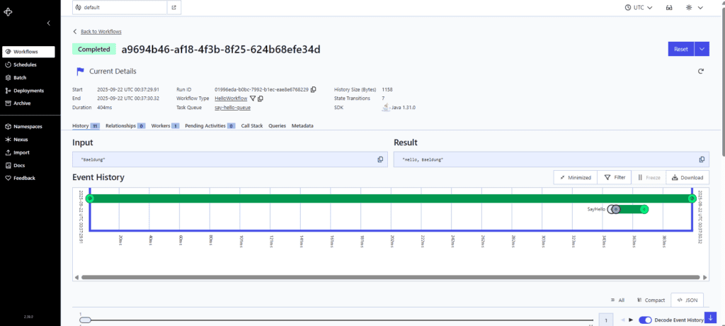 Getting Started With the Temporal Workflow Engine in Java | Baeldung