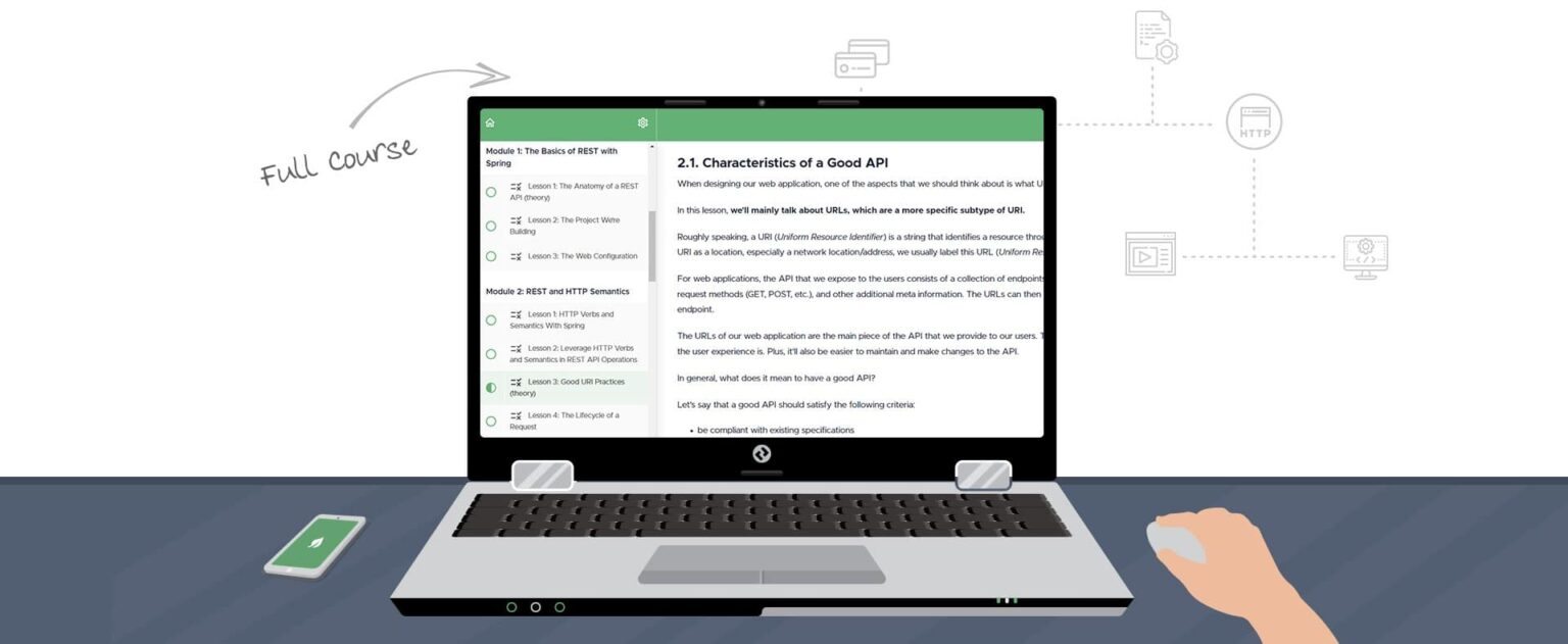 REST with Spring Boot Course | Baeldung Courses