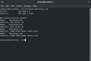 The nslookup Command | Baeldung on Linux