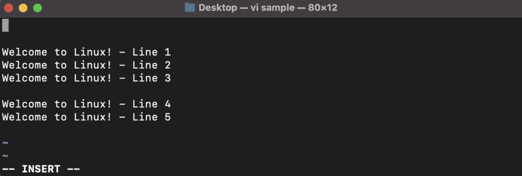 Delete Selected Text In The Vi Editor Baeldung On Linux