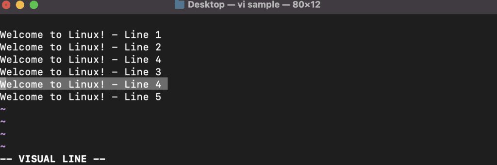 Delete Selected Text In The Vi Editor Baeldung On Linux