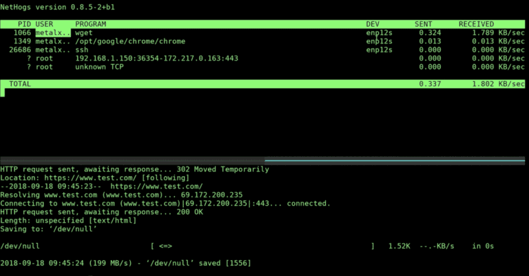 Sort Processes by Network Usage on Linux | Baeldung on Linux