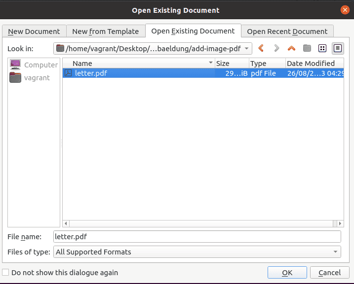 Adding Image into PDF File in Linux | Baeldung on Linux