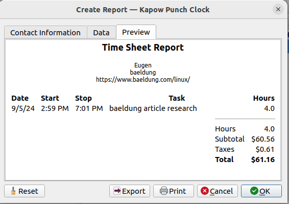 Time Tracker Applications | Baeldung on Linux