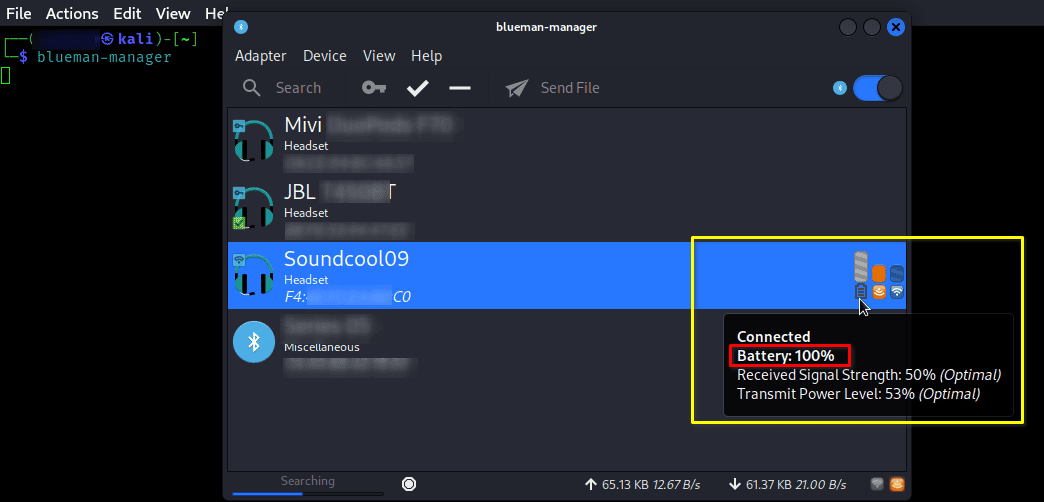 Checking the Battery Level of a Connected Bluetooth Device | Baeldung on Linux