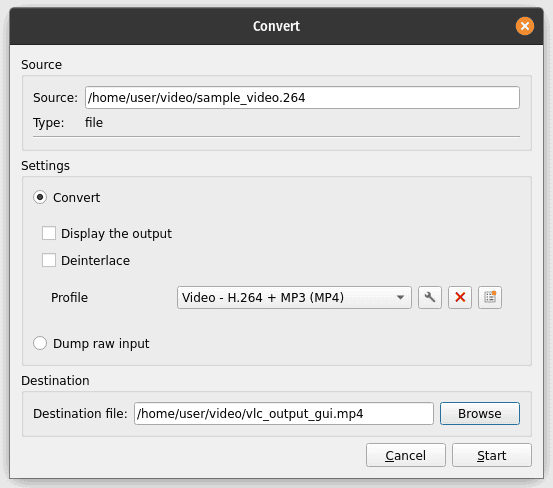Converting a .264 File to the .mp4 Format | Baeldung on Linux