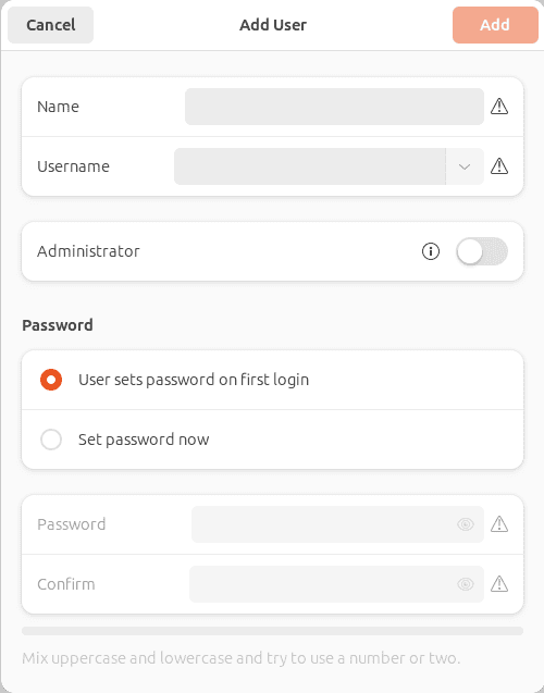 GUI for User Management in Linux | Baeldung on Linux