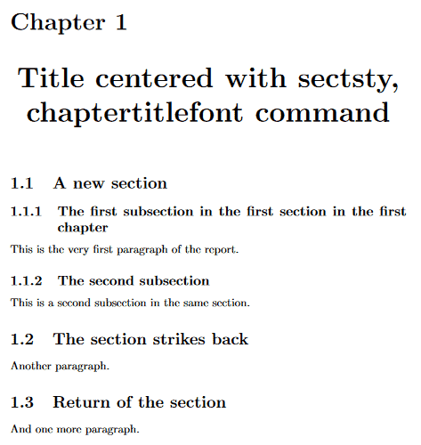 How to Center Titles in LaTeX | Baeldung on Computer Science