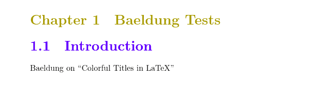 Colorful Titles in LaTeX | Baeldung on Computer Science