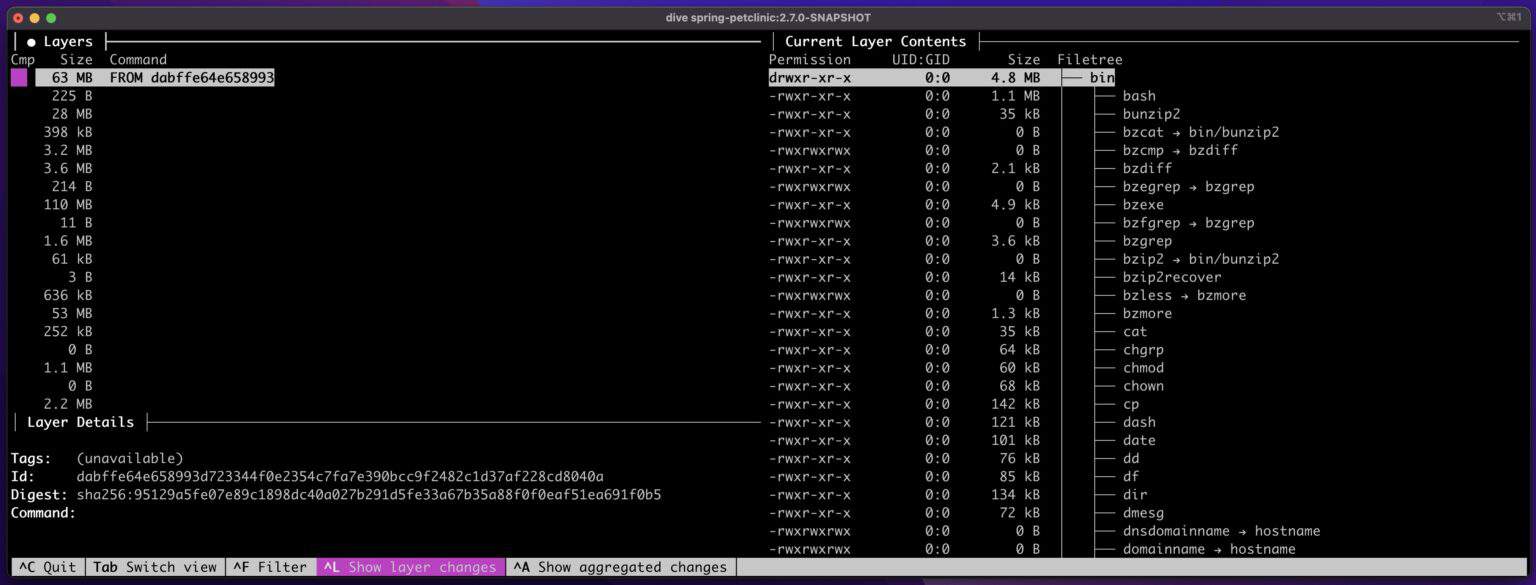 Showing Differences Between Two Docker Images | Baeldung on Ops