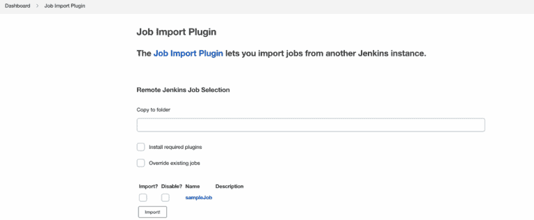 Export/Import Jobs in Jenkins | Baeldung on Ops