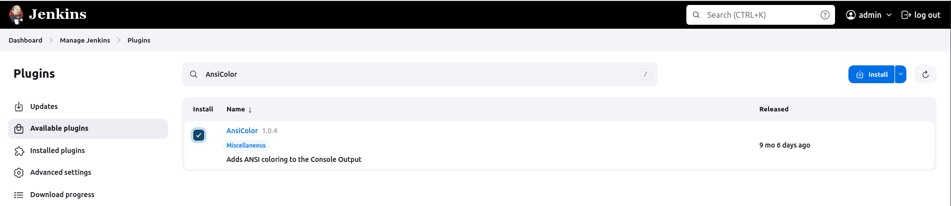 How to Use the AnsiColor Plugin in Jenkins | Baeldung on Ops